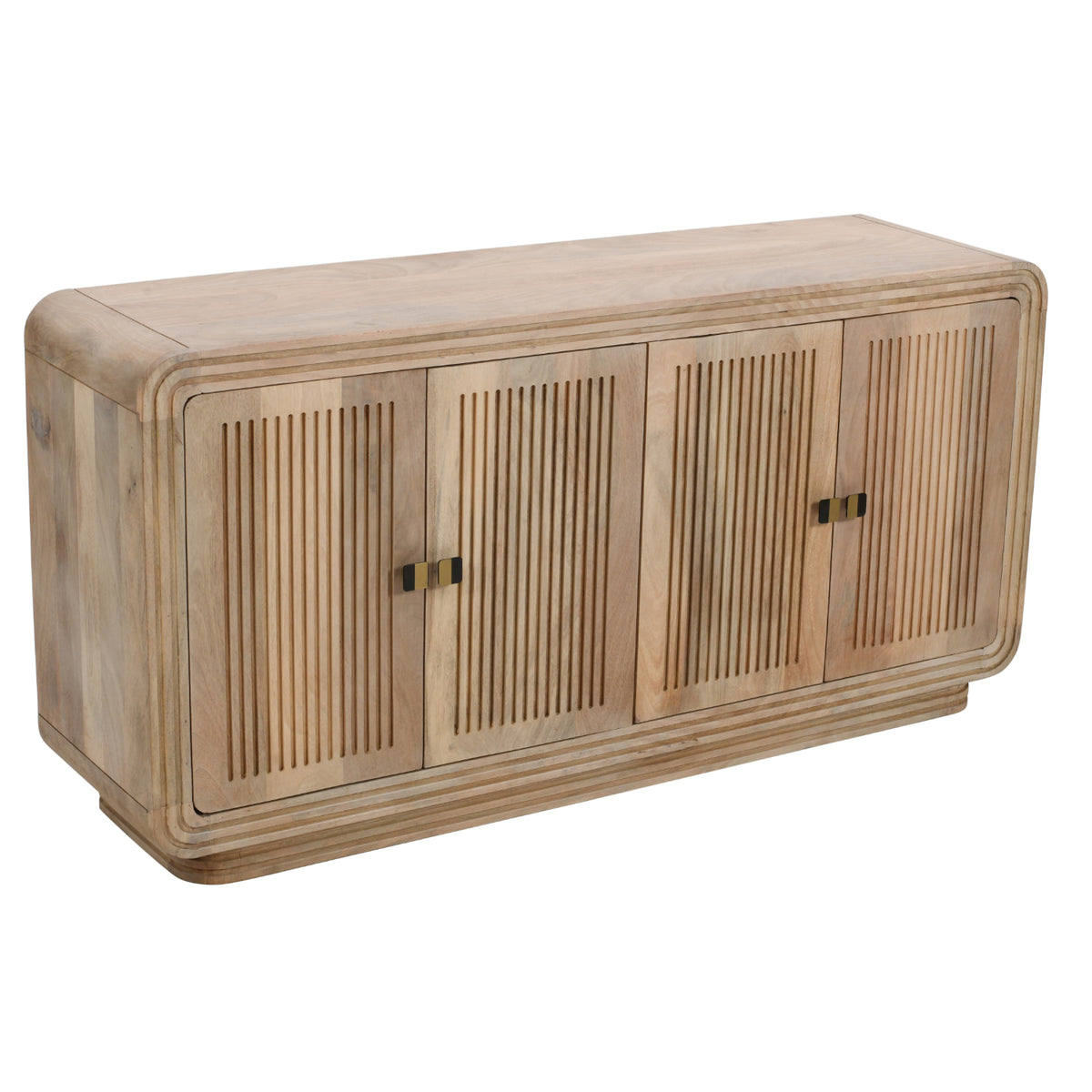 Hudson Carved Mango Wood 4 Doors Large Sideboard RG02 – Havenheim Furniture